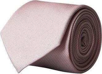 Calvin Klein Cravate en lin m&eacute;lang&eacute;