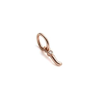 Pandora Femme, Accessoires, Rose, Taille: ONE Size Breloque Pendentif Alphabet Script Lettre I