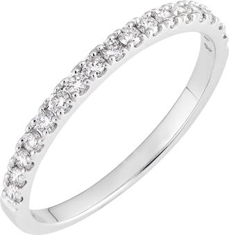 Edenly Trauring Bettina - 750er Weißgold und Diamanten