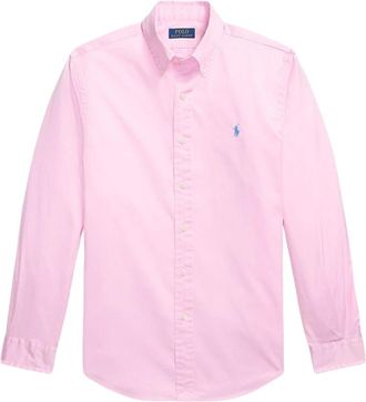 Polo Ralph Lauren Homme, Chemises, Rose, Taille: M Lightweight Twill Shirt