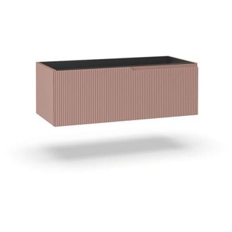 TFT Home Furniture Base avec 1 tiroir ZIP rose poudr&egrave;