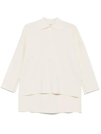 Max Mara Vand Poloshirt - Nude