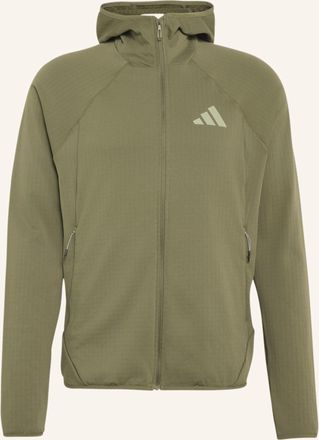 ADIDAS TERREX Adidas Terrex Terrex Xperior Climawarm+ Ventknit Fleece-Kapuzenjacke gruen