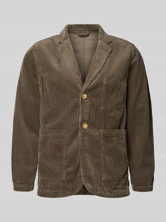 Lindbergh Regular Fit Sakko aus Cord mit Reverskragen