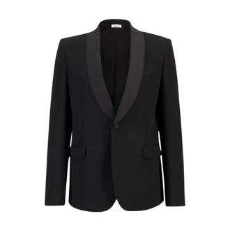Alexander McQueen Blazers - - Jackets - Herren - Schwarzk - L
