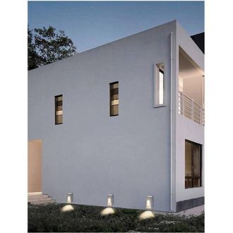 Trade Shop Trade Shop Traesio - Trade Shop - Au&szlig;enstrahler 12 Watt IP65 Wei&szlig;licht 6500K 4000K 3000K ES62