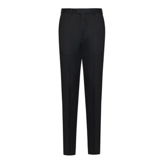 Ermenegildo Zegna Hosen mit G&uuml;rtelschlaufen- geradem Bein - - Trousers - Herren - Schwarzk - L