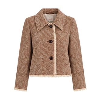 Marella Emmgettito Jacket - Femme - Vestes - Brun - Taille: 42 FR