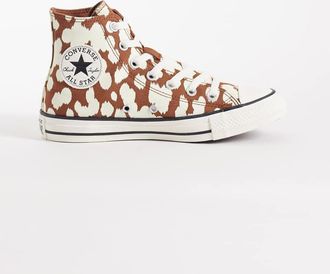 Converse Chuck Taylor All Star XX - Baskets montantes &agrave; imprim&eacute; vache - Marron et noir-Multicolore