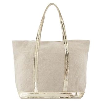 Vanessa Bruno Femme, Sacs, Beige, Taille: ONE Size Tissu cabas