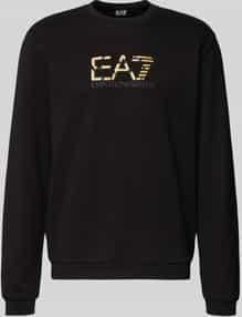 Emporio Armani Sweatshirt mit Logo und Rundhalsausschnitt