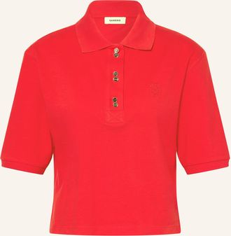 Sandro Sandro Piqu&eacute;-Poloshirt rot