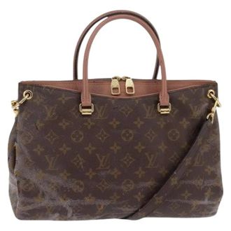 Louis Vuitton Sac &agrave; main vintage en toile Pre-owned - Femme - Pre-owned - Brun - Taille: ONE Size