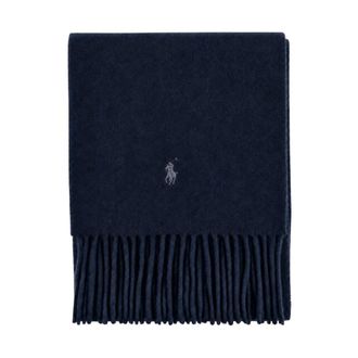 Ralph Lauren &Eacute;charpe r&eacute;versible en m&eacute;lange de laine - Homme - Accessoires - Bleu - Taille: ONE Size