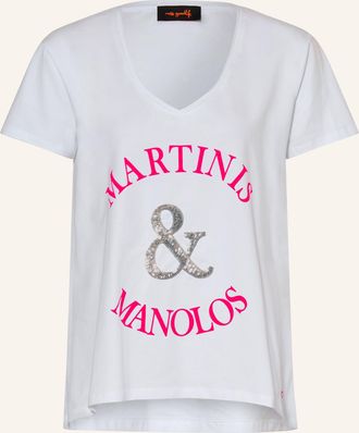 Miss Goodlife Miss Goodlife T-Shirt Mit Pailletten weiss