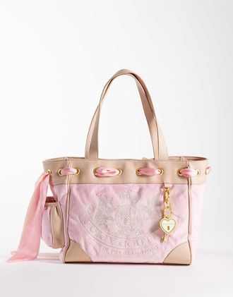 Juicy Couture Daydreamer - Schultertasche in Rosa im Y2K-Design