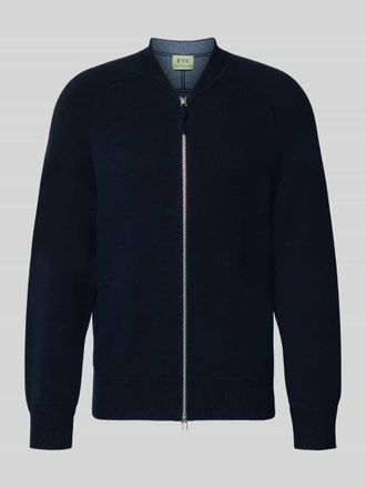 FTC Regular Fit Strickjacke aus Baumwoll-Mix mit Kaschmir-Anteil