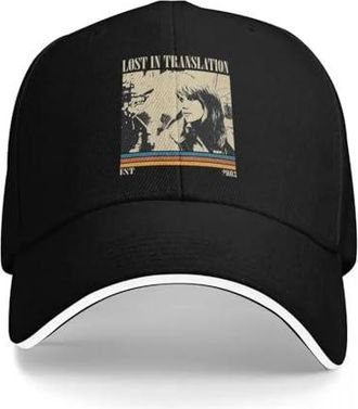 Generic Chapeau dHomme, Lost in Translation Durable pour Toutes Les Saisons Chapeau de Baseball pour Femmes Casquette de Baseball Cadeau de Casquette de Baseb