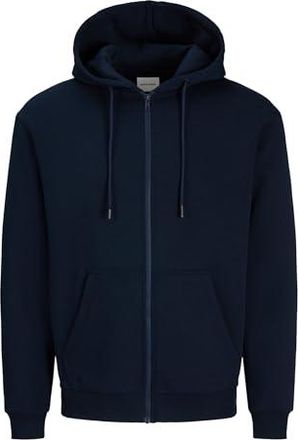 Jack & Jones Jjebradley Sweat &Agrave; Capuche Zipp&eacute; Noos Homme Veste Sweat-Shirt, Navy Blazer, M