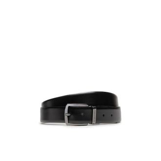 Emporio Armani Wendeg&uuml;rtel aus Leder - - Accessories - Herren - Schwarzk - ONE SIZE