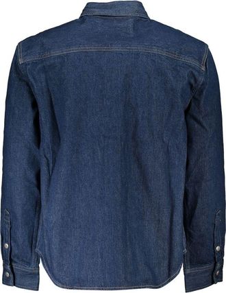 Calvin Klein Cotton Denim Jacket - Blue