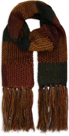 Gallo Gallo, unisex, Accessoires, Multicolore, Taille: ONE Size Fringed Tartan Scarf