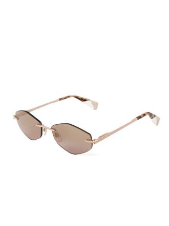Furla Sonnenbrille Gl&auml;nzendes Vollbeige