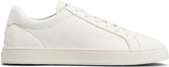 Tod's Homme, Chaussures, Blanc, Taille: 41 1/2 EU Baskets en cuir