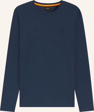 HUGO BOSS Longsleeve Tacks blau
