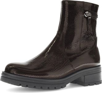 Gabor Damen Schn&uuml;rstiefeletten, Frauen Stiefeletten,uebergangsschuhe,uebergangsstiefel,rei&szlig;verschluss,Boots,Bootee,Brown (Micro),39 EU / 6 UK