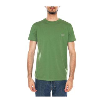 Lacoste Homme, Tops, Vert, Taille: M T-shirt en coton Pima