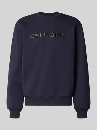 Carhartt Work in Progress Regular Fit Sweatshirt aus Baumwoll-Mix mit Logo-Stickerei