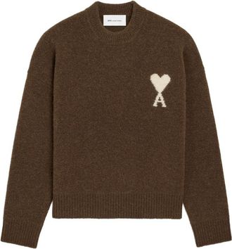 Ami Pull ras du cou en laine Ami De Coeur