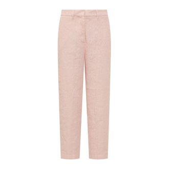 Forte_Forte Jacquard Chinos - - Trousers - Damen - Rosa - S