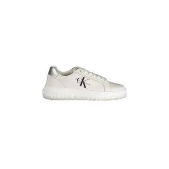 Calvin Klein Wei&szlig;e Platform Sneakers mit Kontrastdetails - - Shoes - Damen - Wei&szlig; - 40 EU