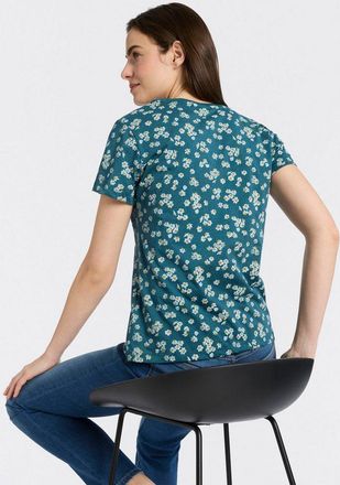 Ragwear Kurzarmshirt MINTTA FLOWER O mit sommerlichem Print