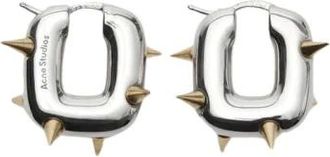 Acne Studios Femme, Accessoires, Gris, Taille: ONE Size Chunky Loop Earrings