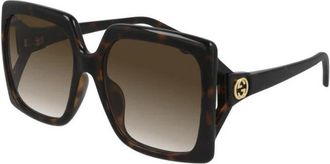 Gucci Stylische Sonnenbrille mit unbestimmtem Rahmen - - Accessories - Damen - Braun - 60 MM