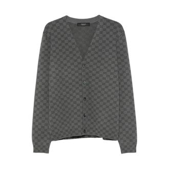 Gucci L/S Cardigan - - Knitwear - Herren - Grau - L