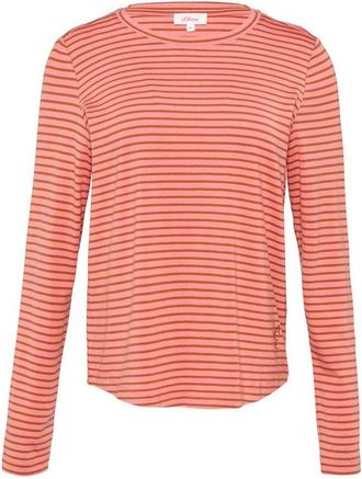 s.Oliver Langarmshirt T-Shirt Longsleeve aus Lyocellmix