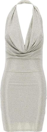 twentyfour Femme, Robes, Gris, Taille: 44 FR Robe dos nu avec d&eacute;tail de strass au dos