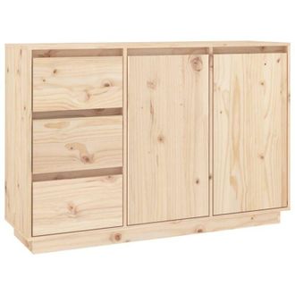 vidaXL Sideboard 111x34x75 cm Massivholz Kiefer - Vidaxl