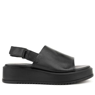 Sergio Moretti Femme, Chaussures, Noir, Taille: 38 EU Sandales Plates &agrave; Bout Ouvert