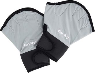 Fashy Neopren Aqua Handschuhe, Silber/schwarz, L, 4462 L