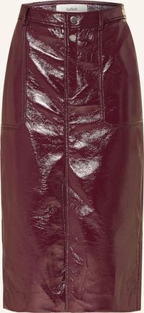 BA&SH Ba&Sh Rock Marylou In Lederoptik rot