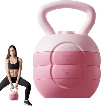 Generic Gewichtete Kettlebell - Fitness-Kettlebells, Kettlebell Mit Griff | Einstellbare Gewichte,Fitness&uuml;bungen, Krafttraining, Kettlebells, Kettlebell F&uuml;r F