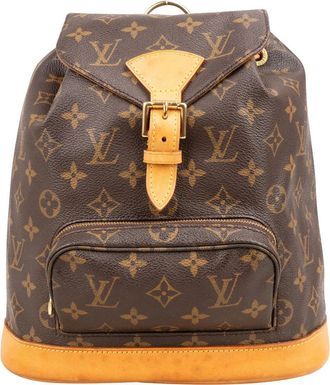 Louis Vuitton Crossbody Bags - Louis Vuitton Canvas Monogram Montsouris MM Backpa - Gr. unisize - in Braun - f&uuml;r Damen