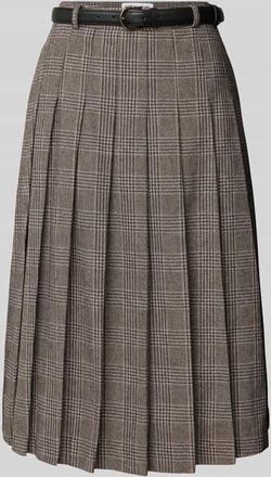 Self Portrait Maxirock mit Leinen-Anteil