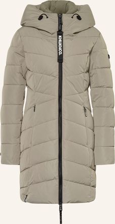 Khujo Khujo Steppmantel Dier Mit Abnehmbarer Blende gruen