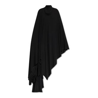 Balenciaga Oversize-Kleid mit Stehkragen - - Dresses - Damen - Schwarzk - 2XS